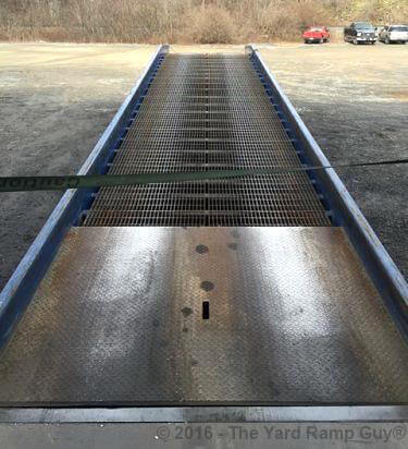 Diamond Plate Ramp Features | The Yard Ramp Guy®